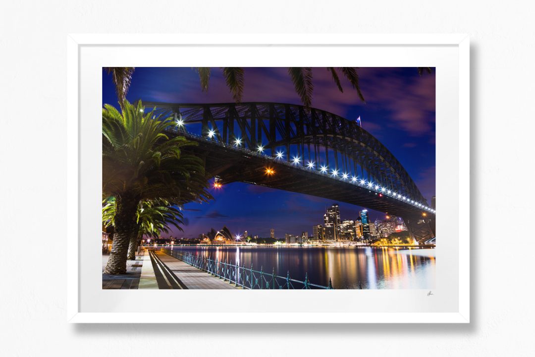 Night Lights Sydney Harbour | Silent Night | Wall Art Prints