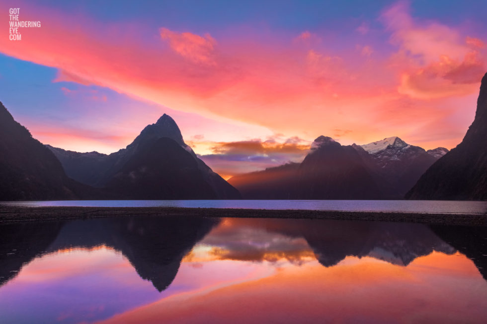 Magic Milford Sound Sunset - Gotthewanderingeye | Wall Art Prints