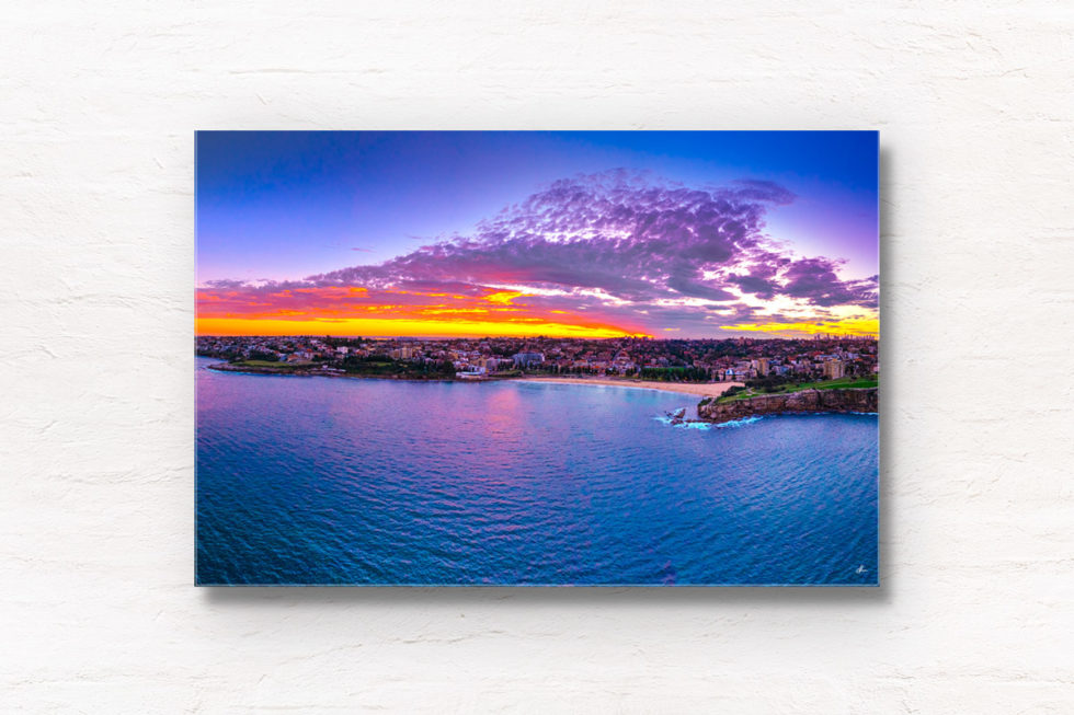 Coogee Beach Sunset | Aerial Photography | Wall Art Prints
